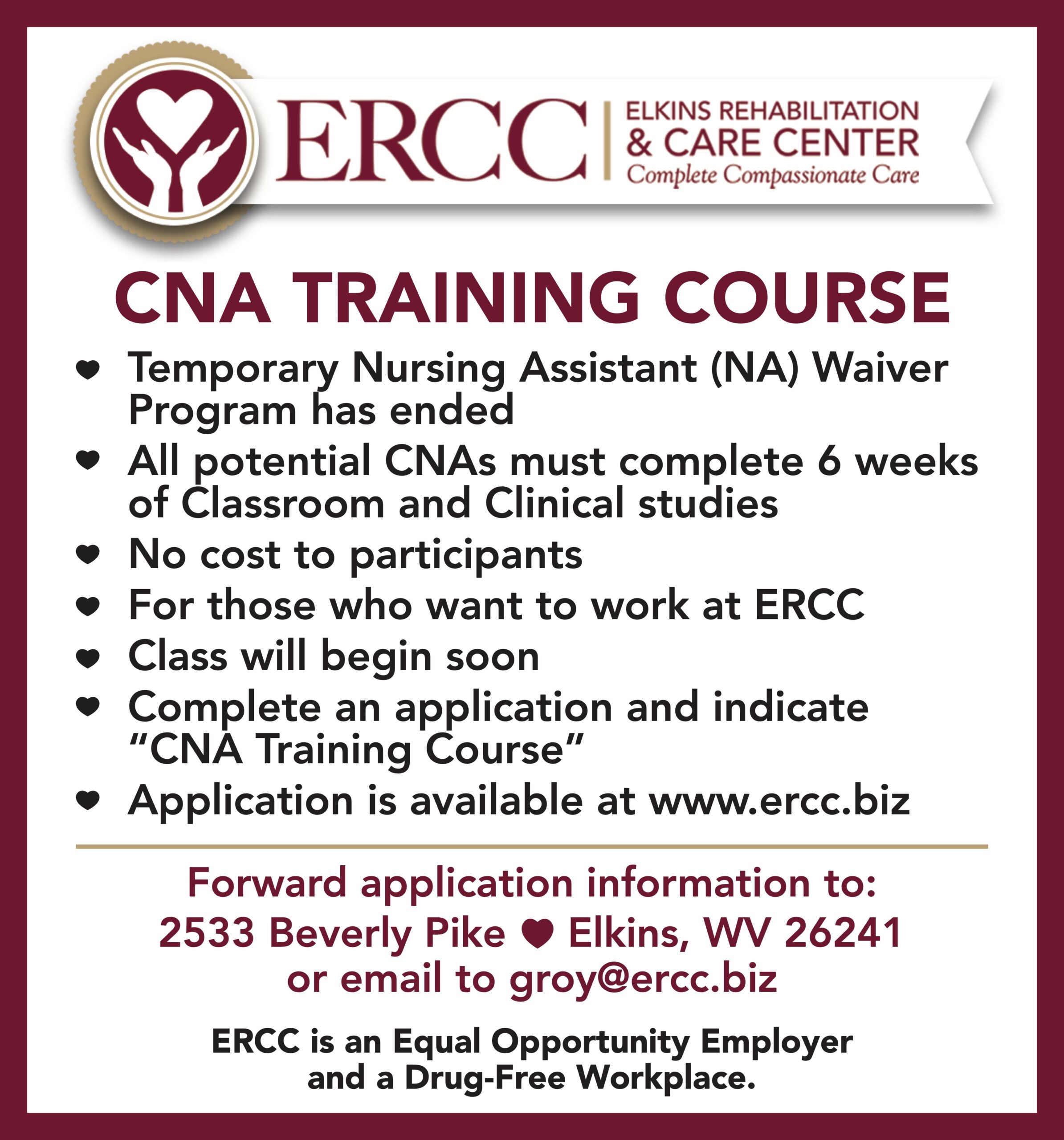 WORKING AT ERCC – ERCC